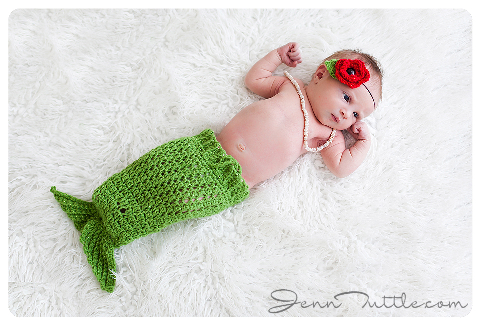 Little Mermaid: Southern California Newborn Photographer » Jenn Tuttle ...